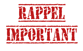 Rappel important | Société Centrale Canine
